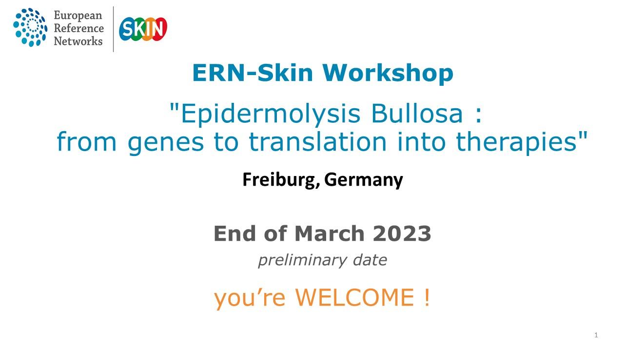 ERN Skin – European Reference Network for rare skin diseases