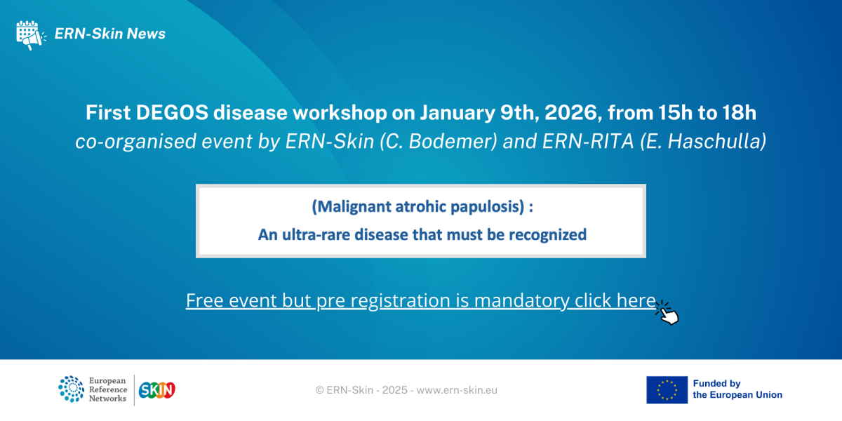 ERN Skin – European Reference Network for rare skin diseases